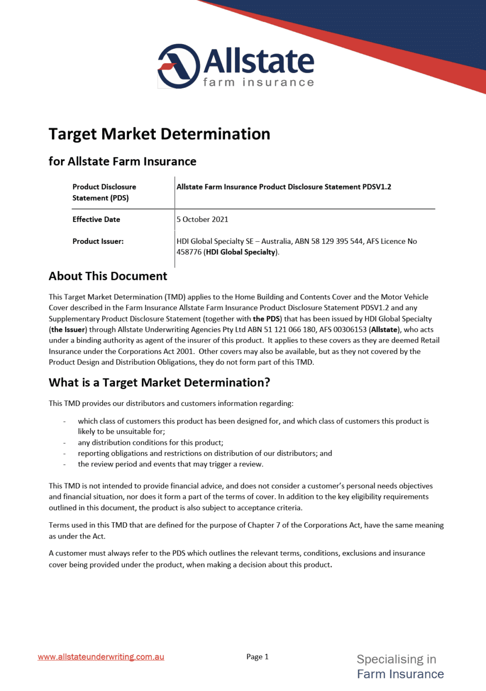 Insurance Resources & Forms | Allstate Underwriting