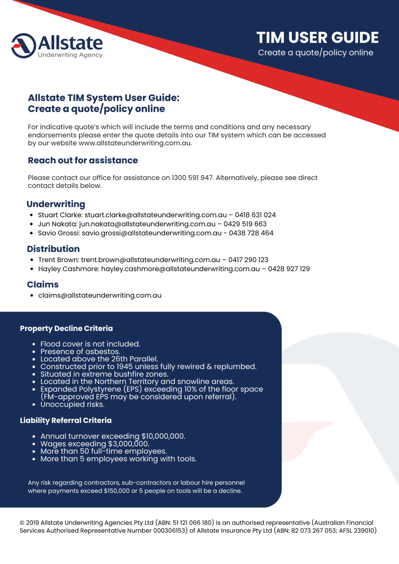 Insurance Resources & Forms | Allstate Underwriting