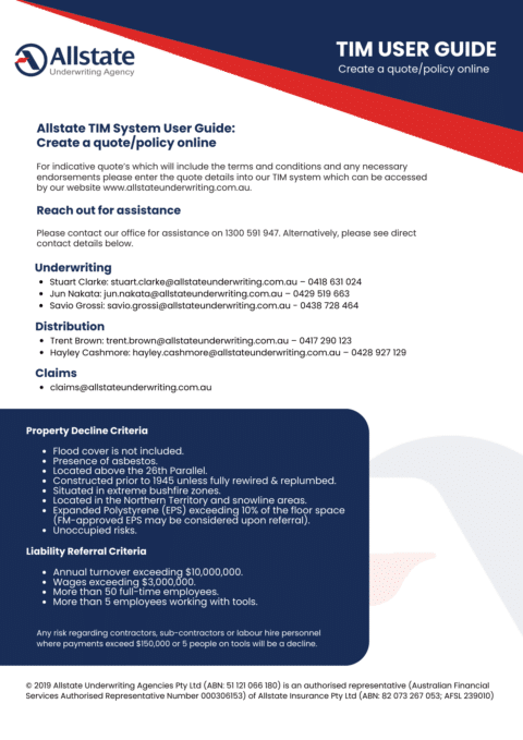 Insurance Resources & Forms | Allstate Underwriting